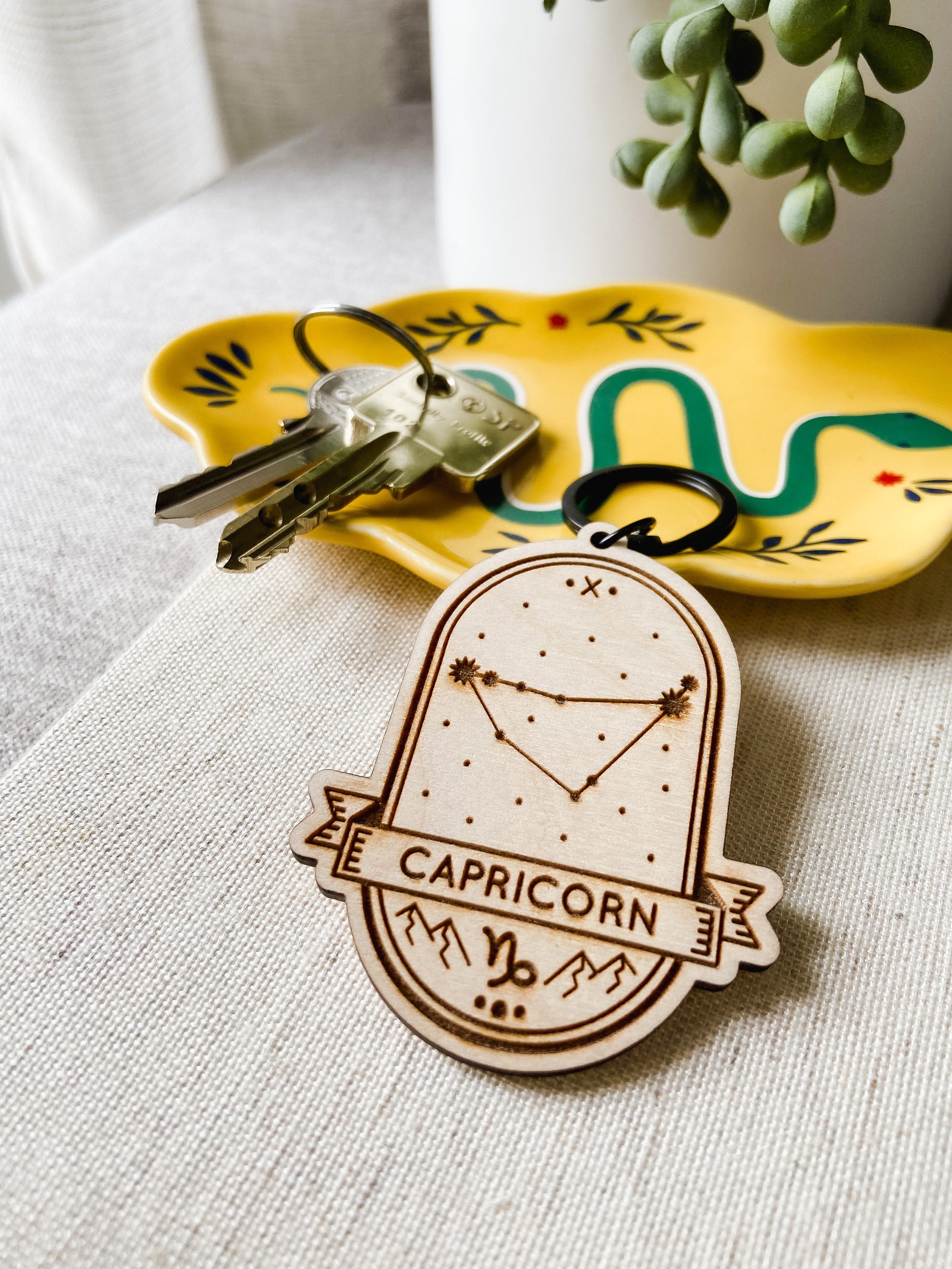 Zodiac Constellation Keychain Zodiac Sign Keychains | Etsy