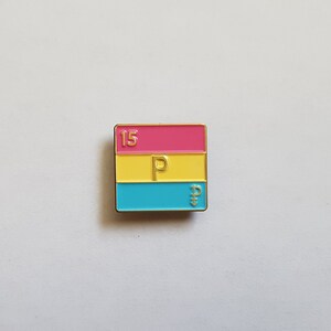 Pan Pride Badge Queer Pride Queer Chemistry Lgbtqi - Etsy