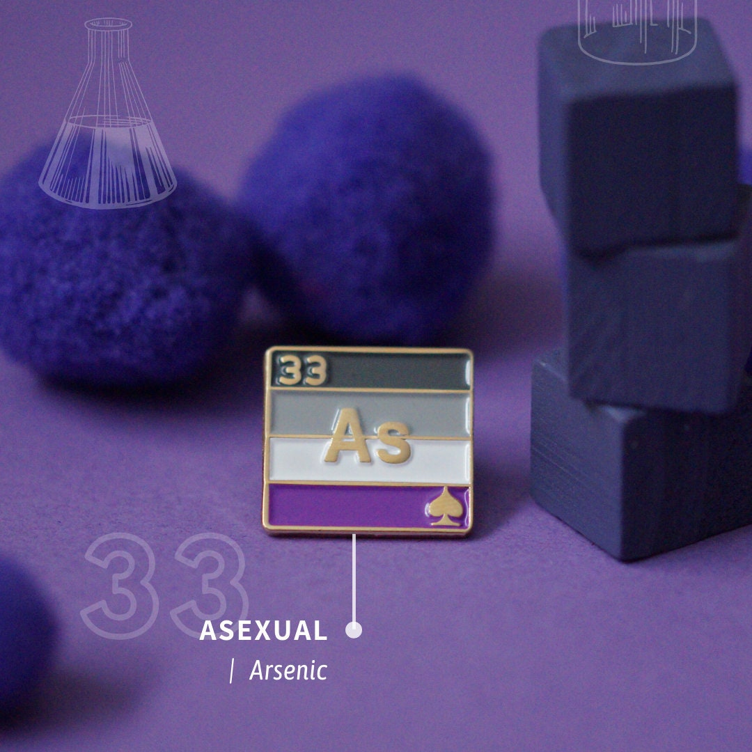 Asexual Pride Badge Ace Pride Queer Pride Queer Chemistry Lgbtqi Lgbt ...