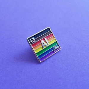 Ally Pride Badge -allyship Enamel Pins - Soft Enamel - Queer - Pride ...