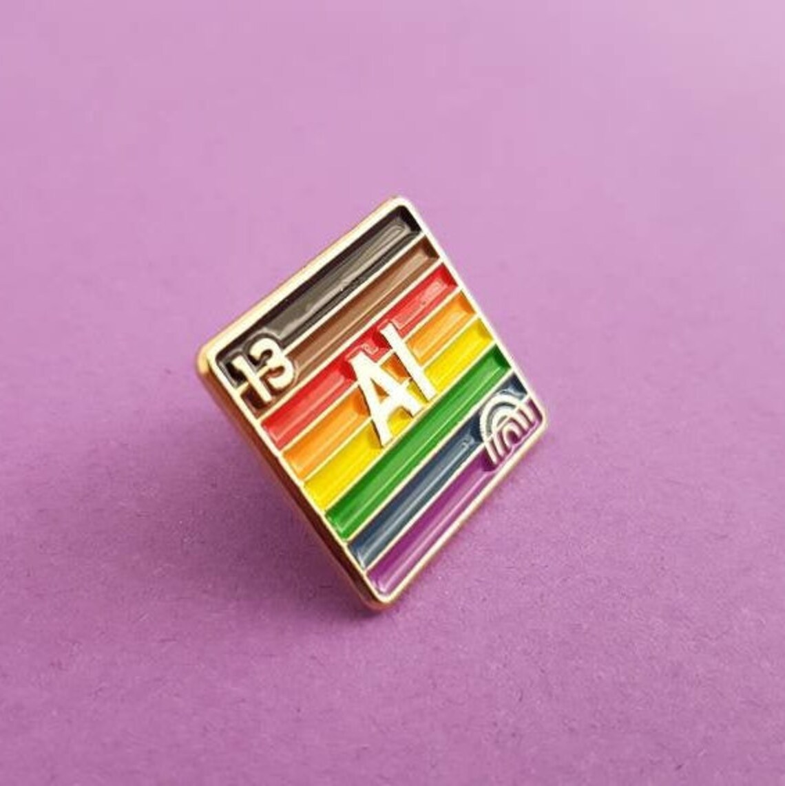 Ally Pride Badge allyship Enamel Pins Soft Enamel Queer - Etsy