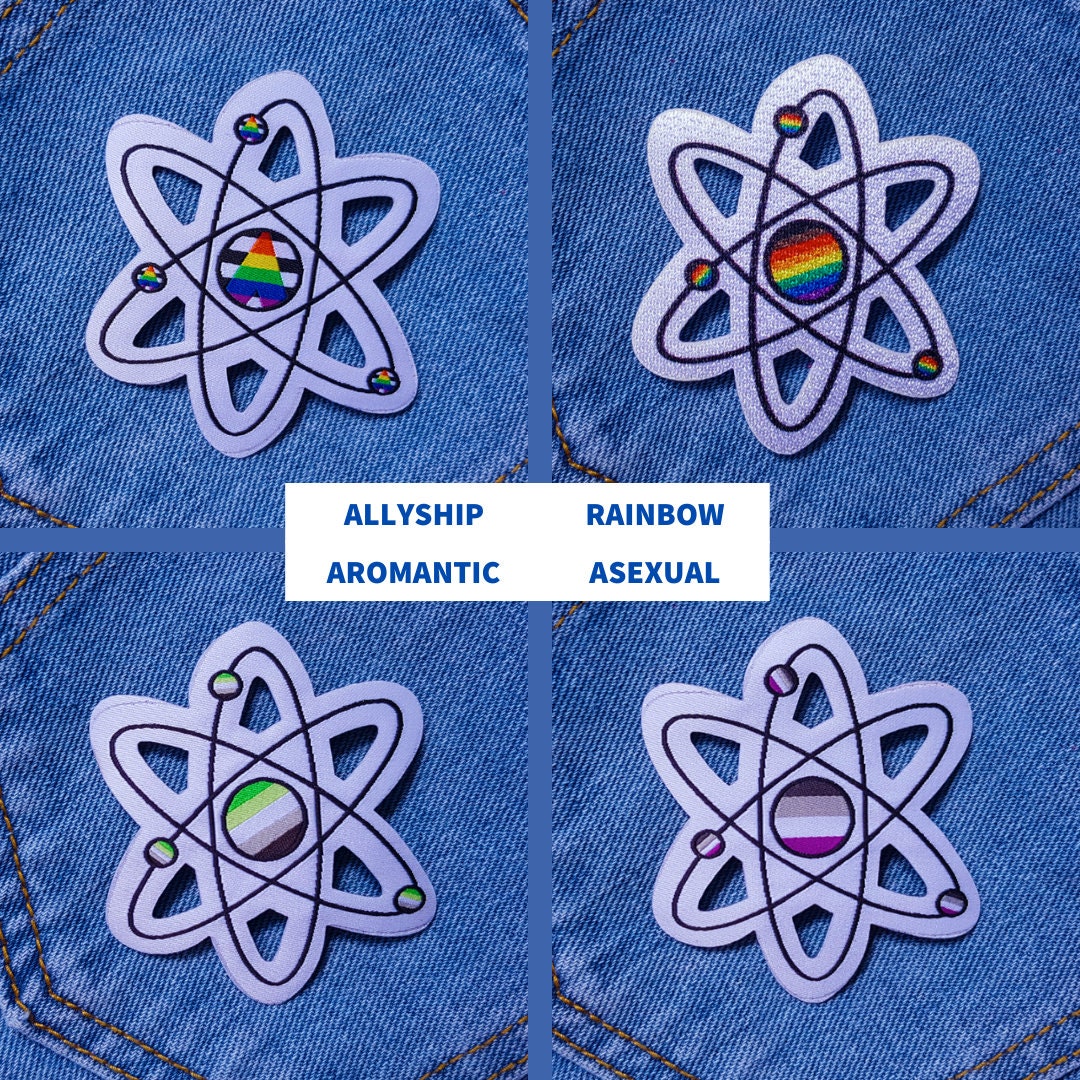 Pride Patches Queer Atoms Patches - Etsy