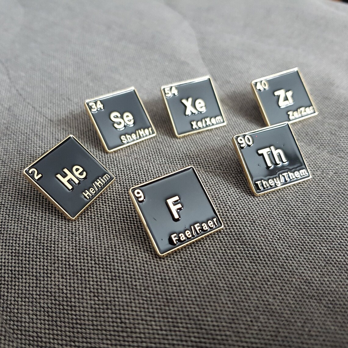 They/them Pronoun Pins - Etsy