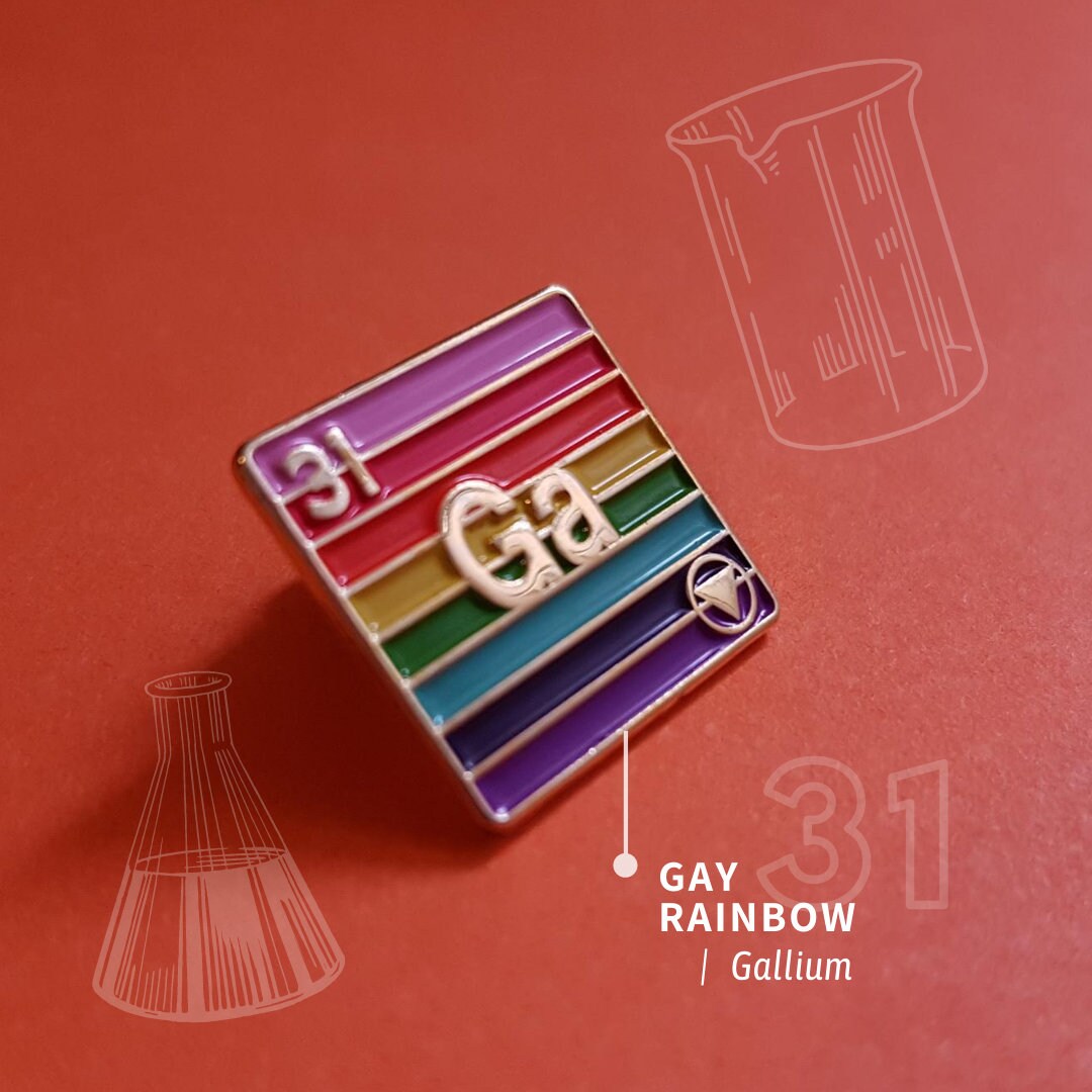 Gay Pride Badge - Queer - Pride - Queer Chemistry - Lgbtqi - Lgbt Pride ...
