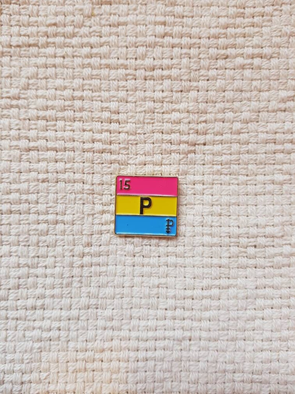 Pan Pride Badge Queer Pride Queer Chemistry Lgbtqi - Etsy