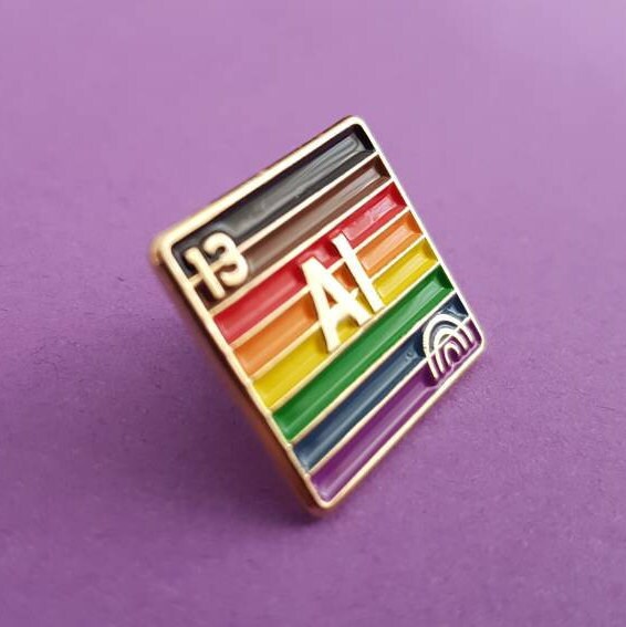 Ally Pride Badge allyship Enamel Pins Soft Enamel Queer - Etsy