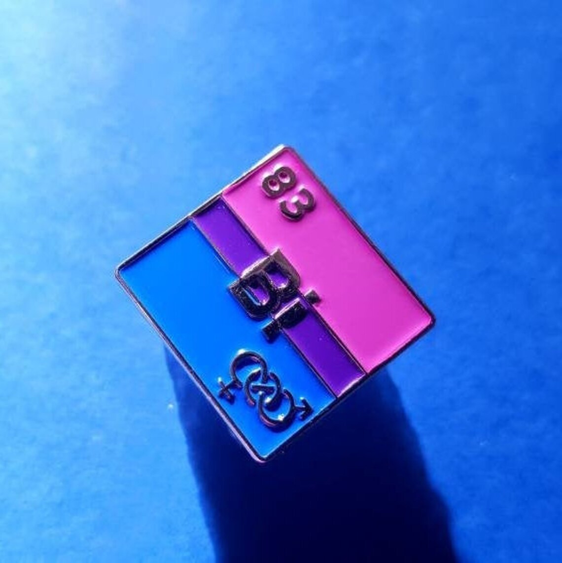 Bisexual Pride Badge Queer Chemistry Lgbtqi Lgbt Pride | Etsy