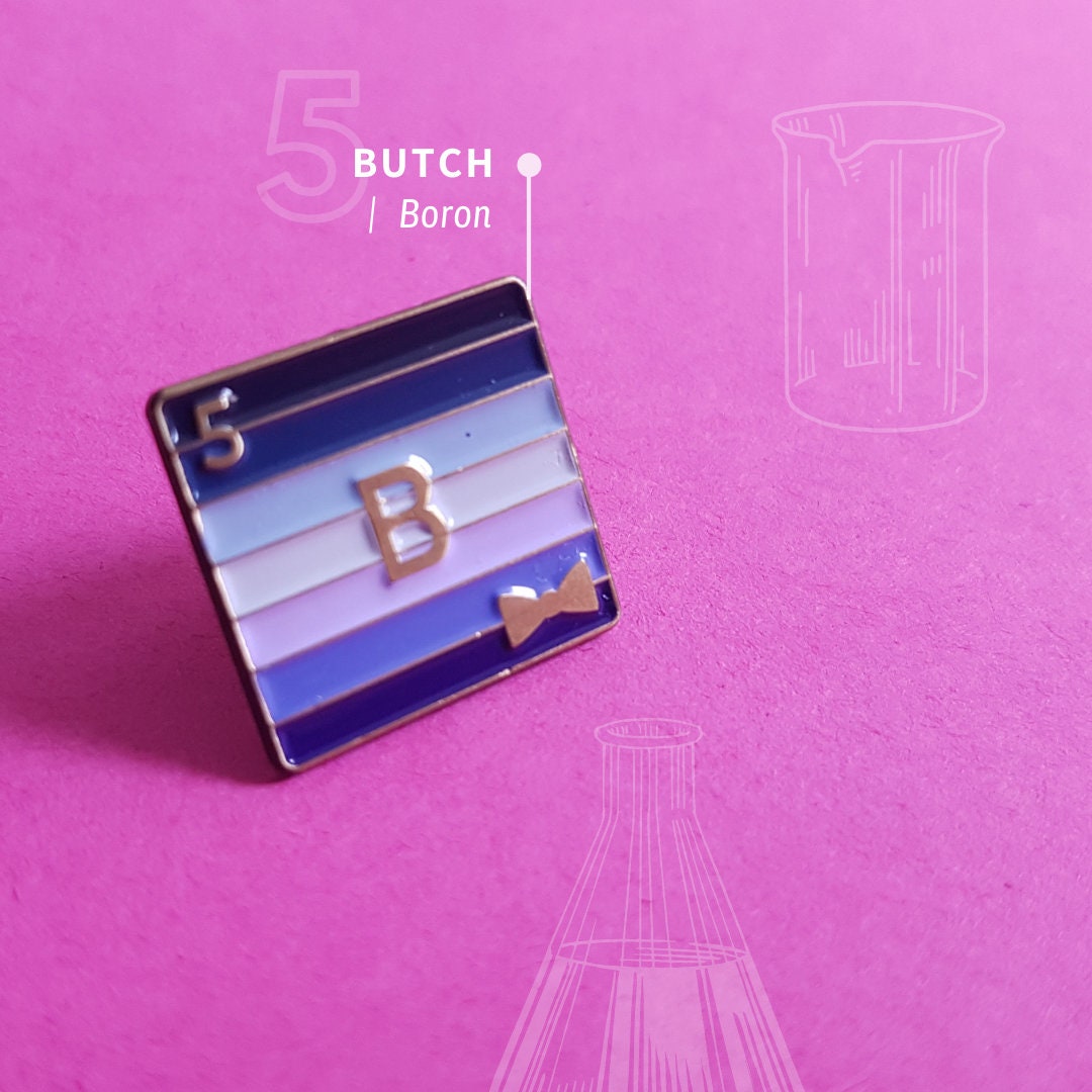 Butch Pride Badge Soft Enamel Queer Pride Queer | Etsy