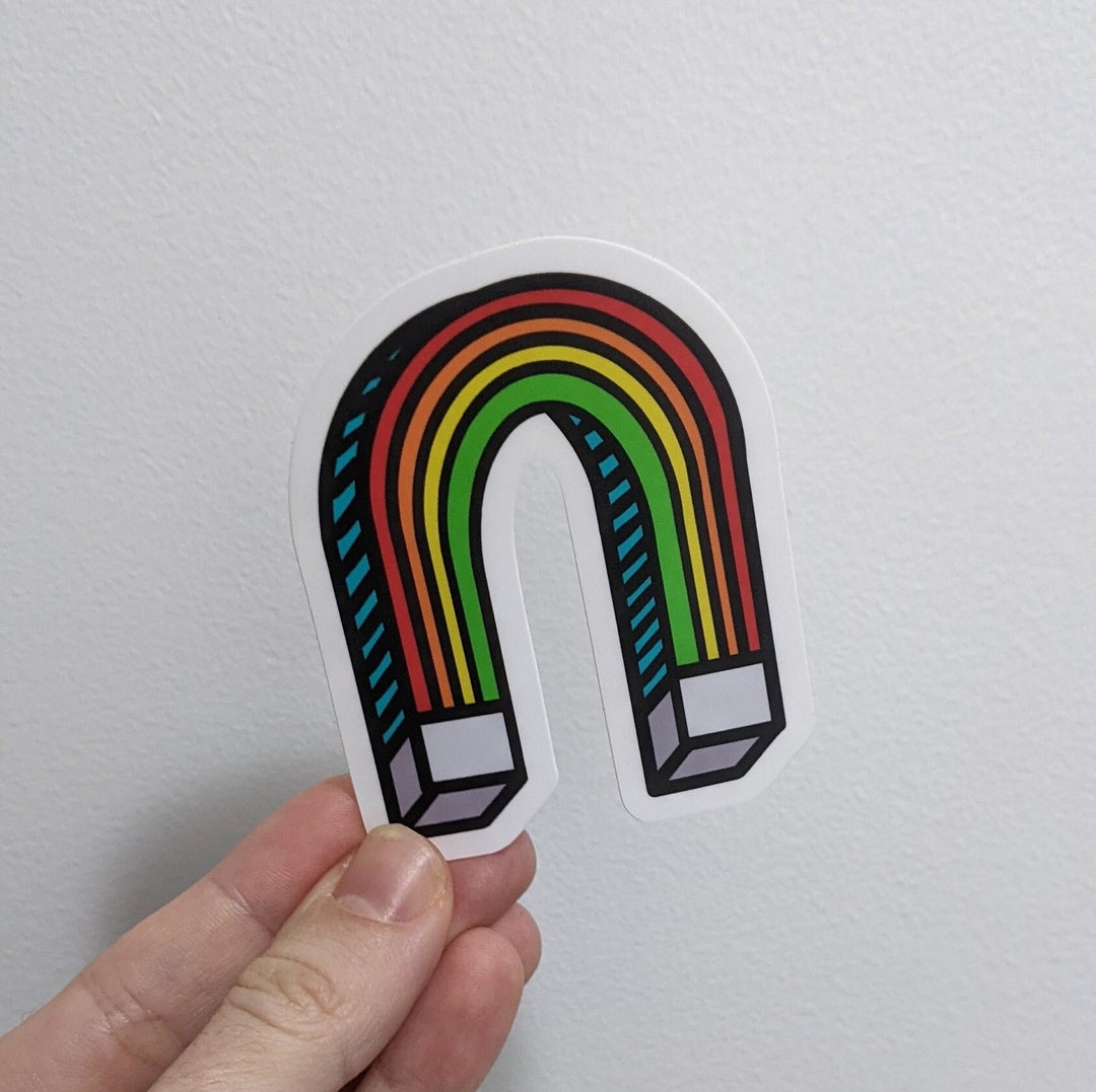 Pride Magnet Pride Sticker Science Art LGBT in STEM Science Physics ...