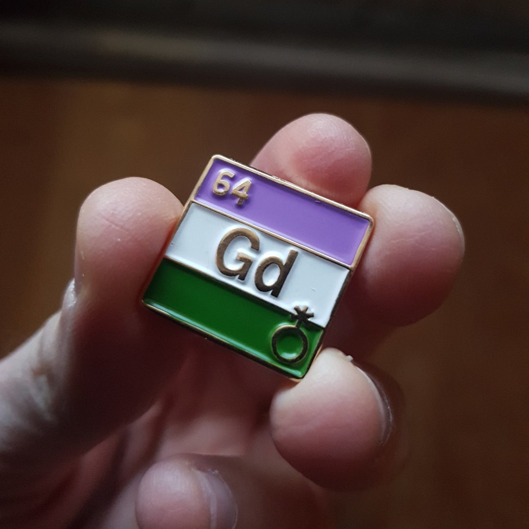 Genderqueer Pride Badge Pride Queer Chemistry Lgbtqi Lgbt Pride