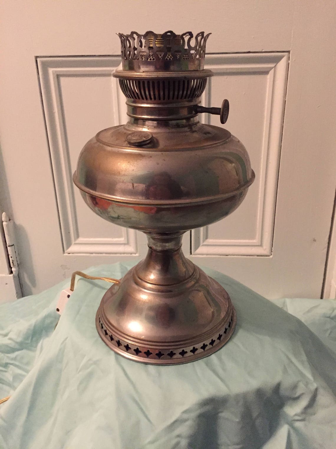 Vintage Rayo Oil Lamp Base - Converted Electric - Etsy