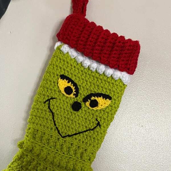 Grinch Stocking - Etsy
