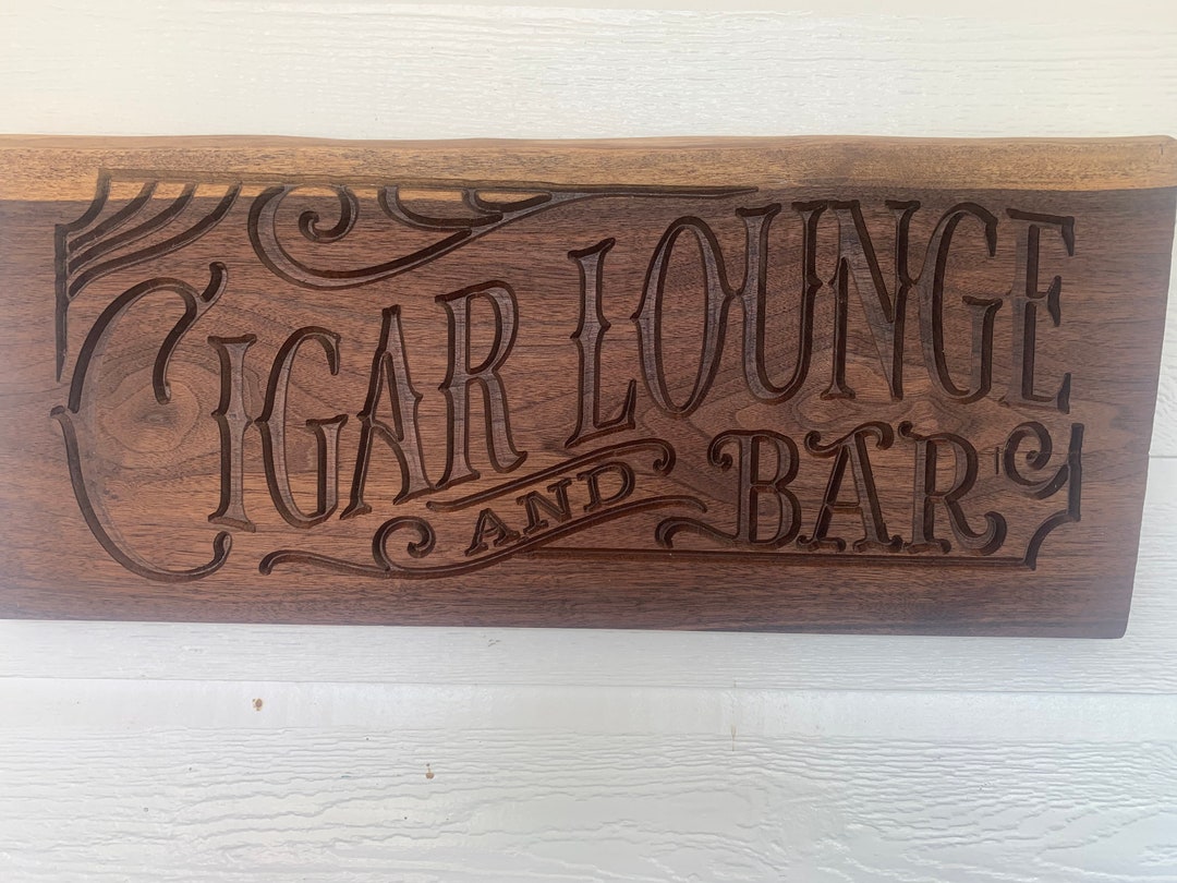 Cigar Lounge and Bar Sign, Man Cave, Bar, Cigar, Porch, Sign, House ...