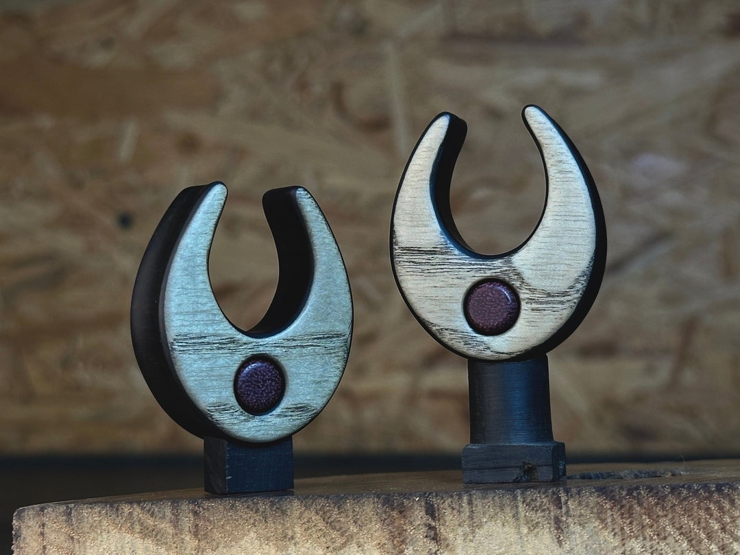 Saddle Plugs 40mm Ebony Wood, Veneer and Inlay - Etsy