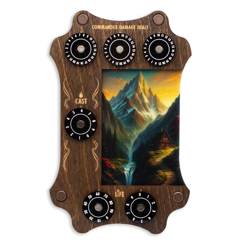 Mtg Mountain Deck Box - Etsy