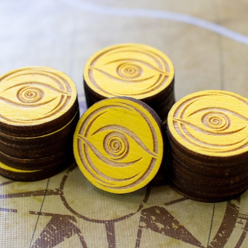 STRATA STRIKE Eldritch Horror Wooden Eldritch Tokens - Etsy