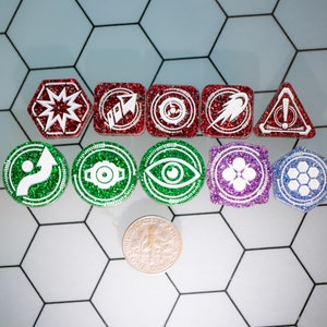 STRATA STRIKE | Shield Token | Glitter Acrylic – X-wing - Etsy