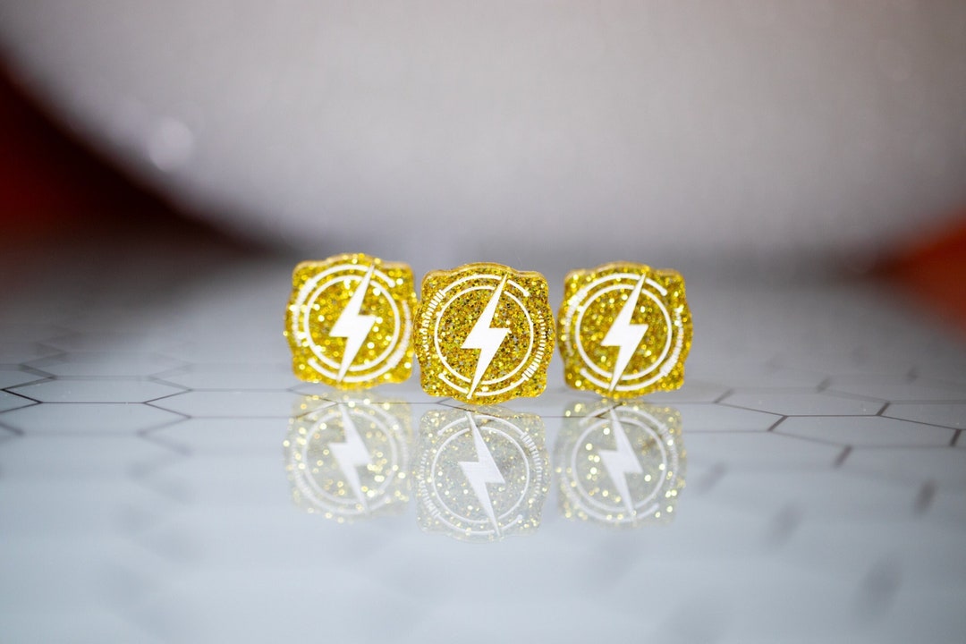 STRATA STRIKE | Charge Token | Glitter Acrylic – X-wing - Etsy