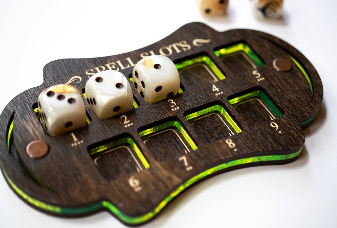 STRATA STRIKE Dnd 5e Spell Slot Tracker Spell Slot Counter - Etsy