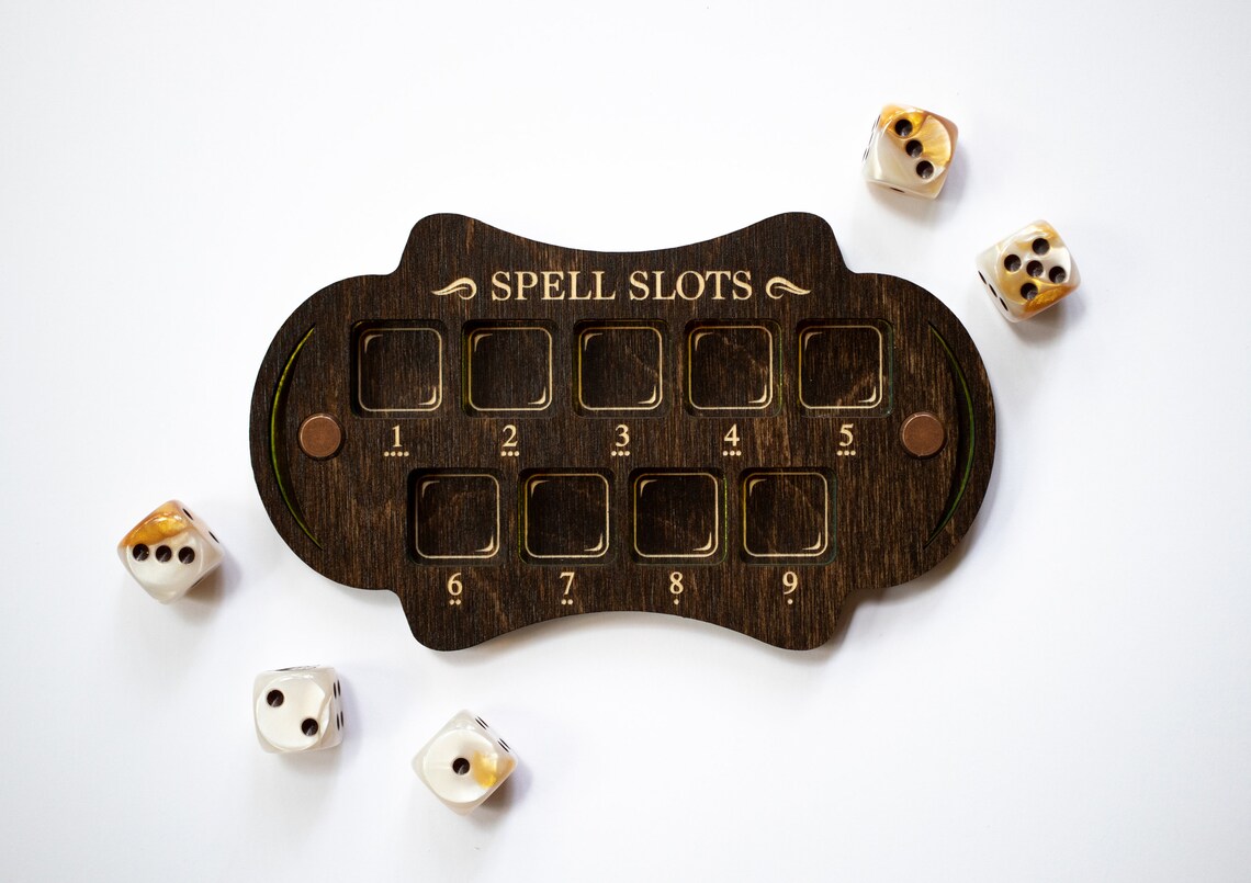 STRATA STRIKE Dnd 5e Spell Slot Tracker Spell Slot Counter - Etsy