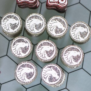 STRATA STRIKE Wyrmspan Resource Tokens Glitter Acrylic One-sided - Etsy