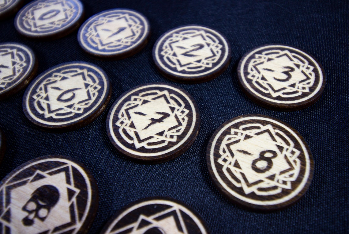 STRATA STRIKE | Arkham Horror LCG Chaos Tokens - Etsy