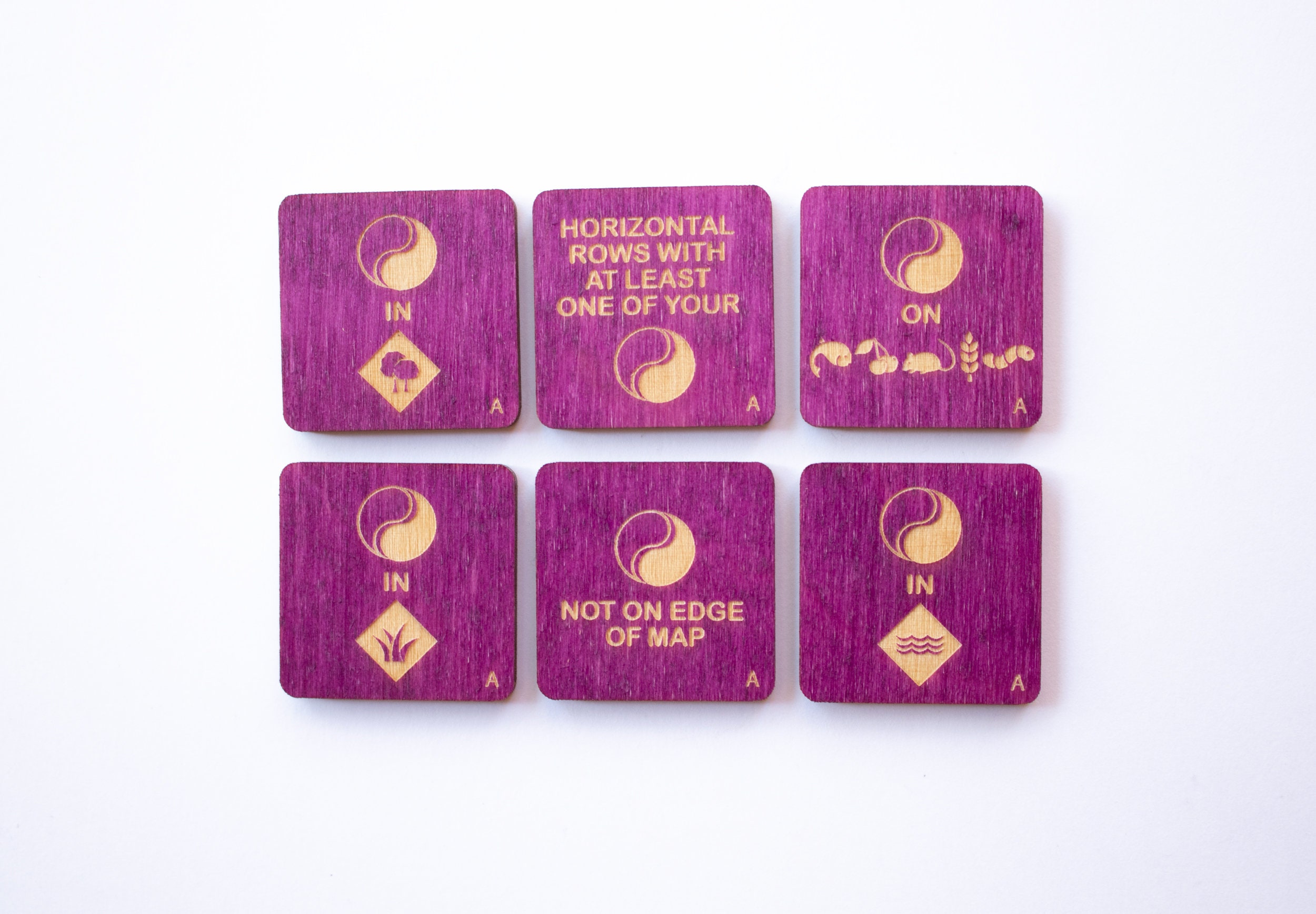 STRATA STRIKE Purple Wingspan Objective Tiles Double-sided - Etsy Australia