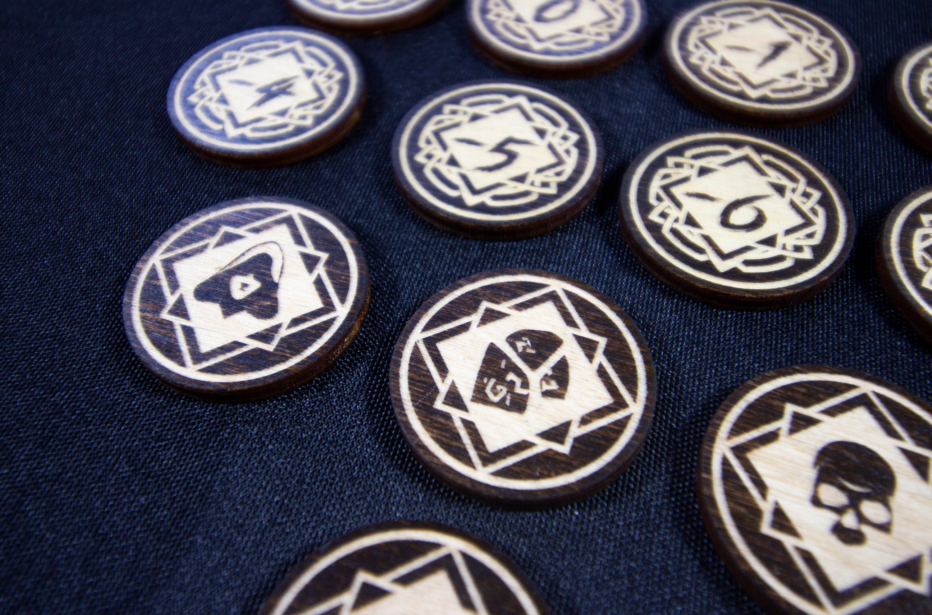 STRATA STRIKE | Arkham Horror LCG Chaos Tokens - Etsy