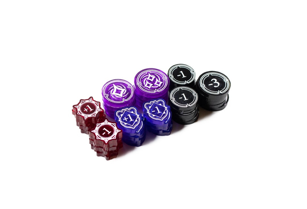 STRATA STRIKE | Lorcana TCG Compatible | Transparent Acrylic Tokens ...