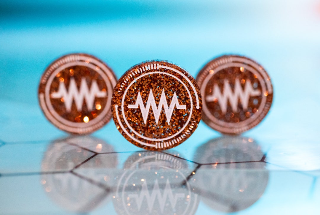 STRATA STRIKE | Jam Token | Glitter Acrylic – X-wing - Etsy