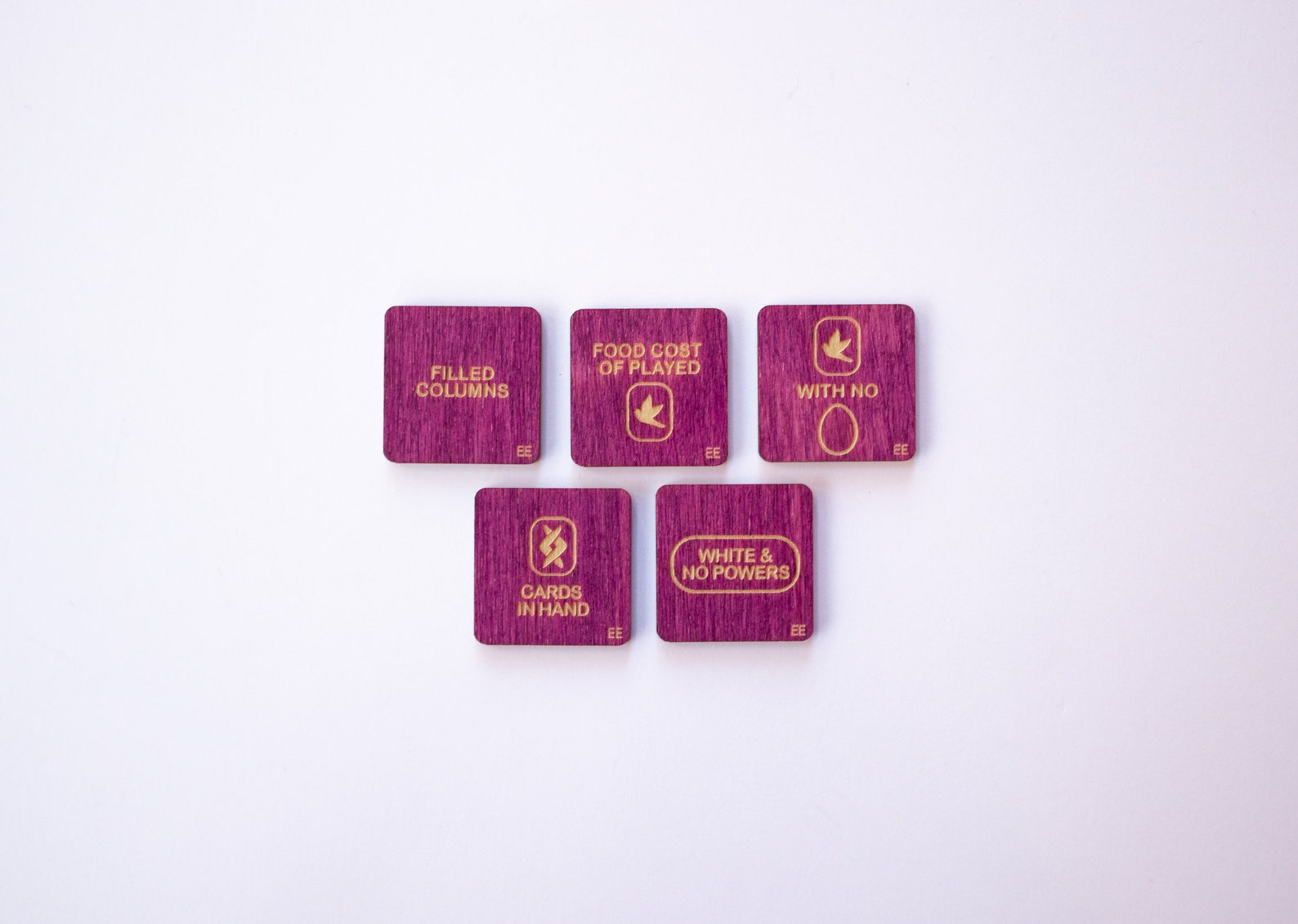 STRATA STRIKE Purple Wingspan Objective Tiles Double-sided - Etsy