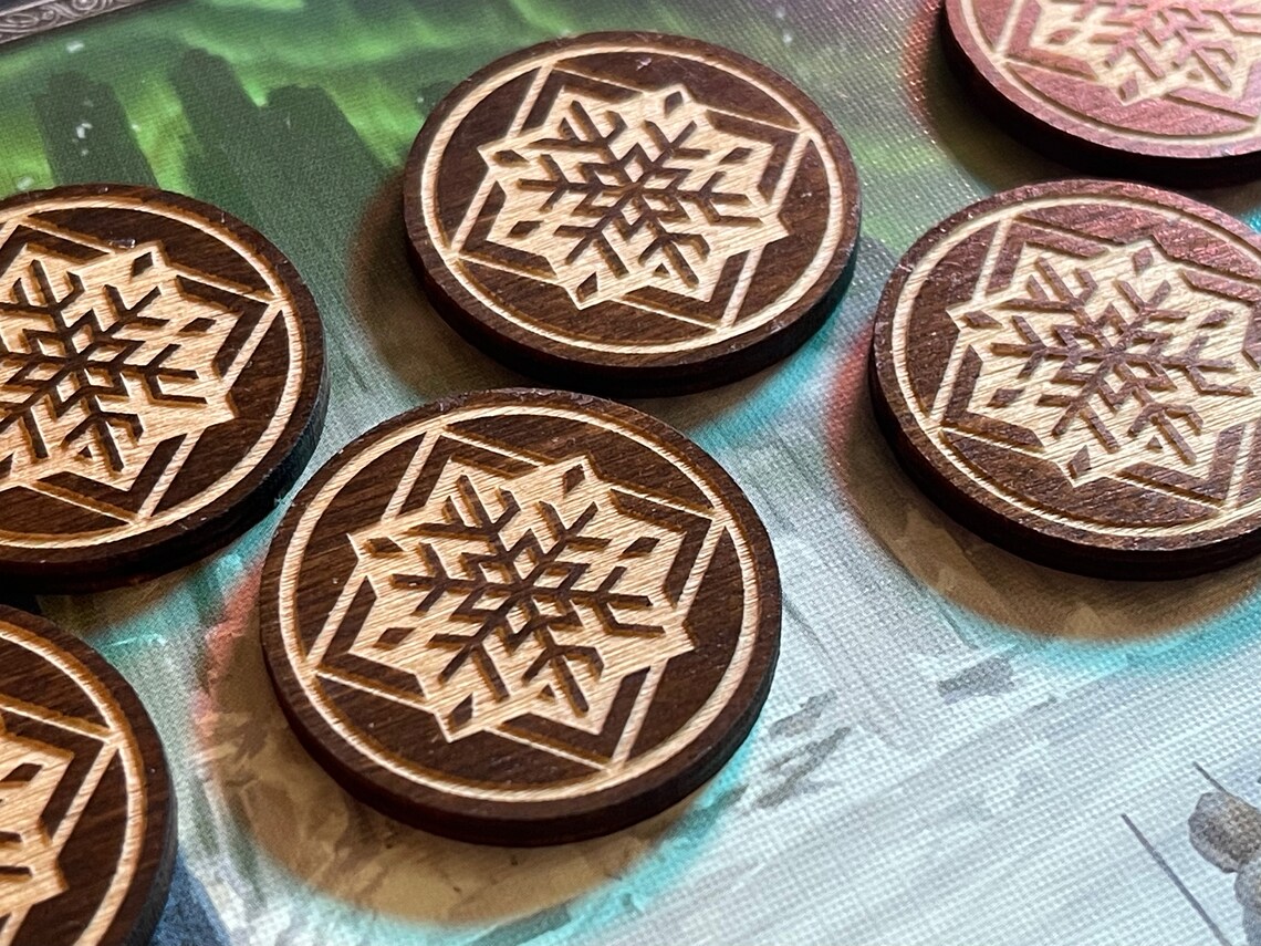 STRATA STRIKE Arkham Horror LCG Frost Chaos Tokens Edge of - Etsy