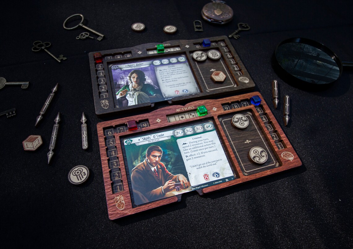 STRATA STRIKE Arkham Horror LCG Player Board Cognac and - Etsy