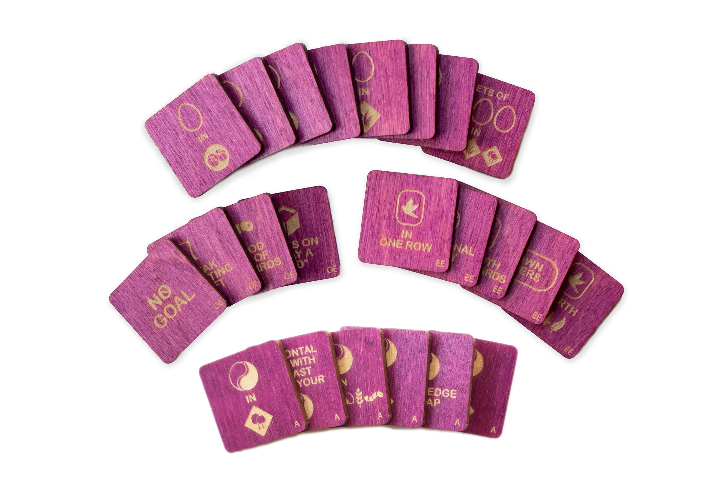 STRATA STRIKE Purple Wingspan Objective Tiles Double-sided - Etsy Australia