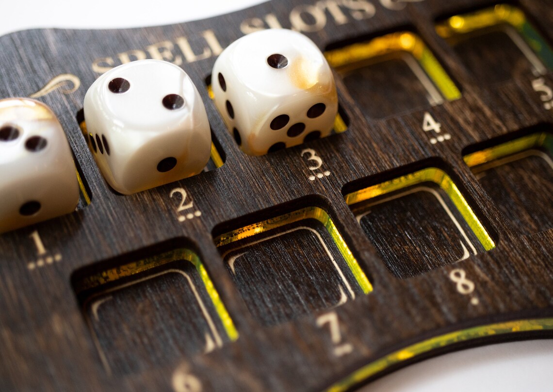 STRATA STRIKE Dnd 5e Spell Slot Tracker Spell Slot Counter - Etsy