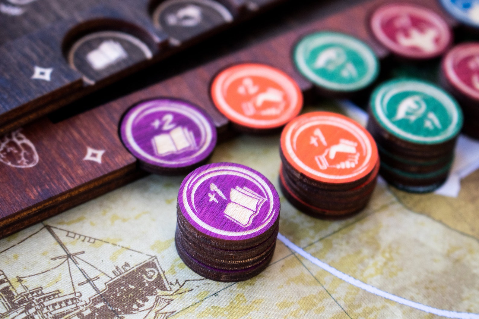 STRATA STRIKE | Eldritch Horror - Arkham Horror 3rd Ed - Wooden Skill ...