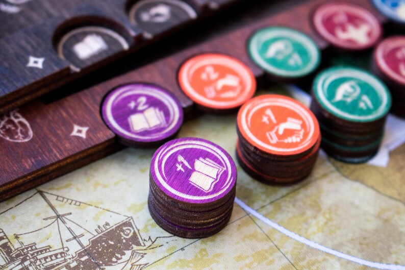 STRATA STRIKE | Eldritch Horror - Arkham Horror 3rd Ed - Wooden Skill ...