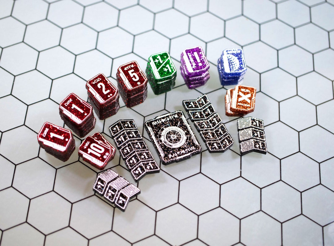 STRATA STRIKE | Star Wars Unlimited Compatible | 55 Glitter Acrylic ...