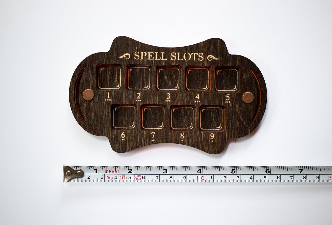 STRATA STRIKE Dnd 5e Spell Slot Tracker Spell Slot Counter - Etsy