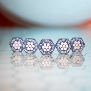 STRATA STRIKE | Shield Token | Glitter Acrylic – X-wing - Etsy