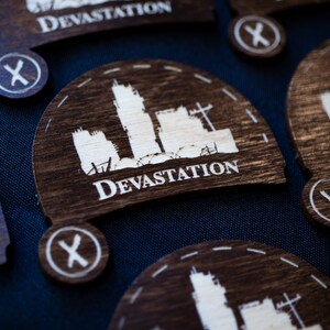 STRATA STRIKE | Eldritch Horror - Set of 9 Devastation Markers | Kona ...