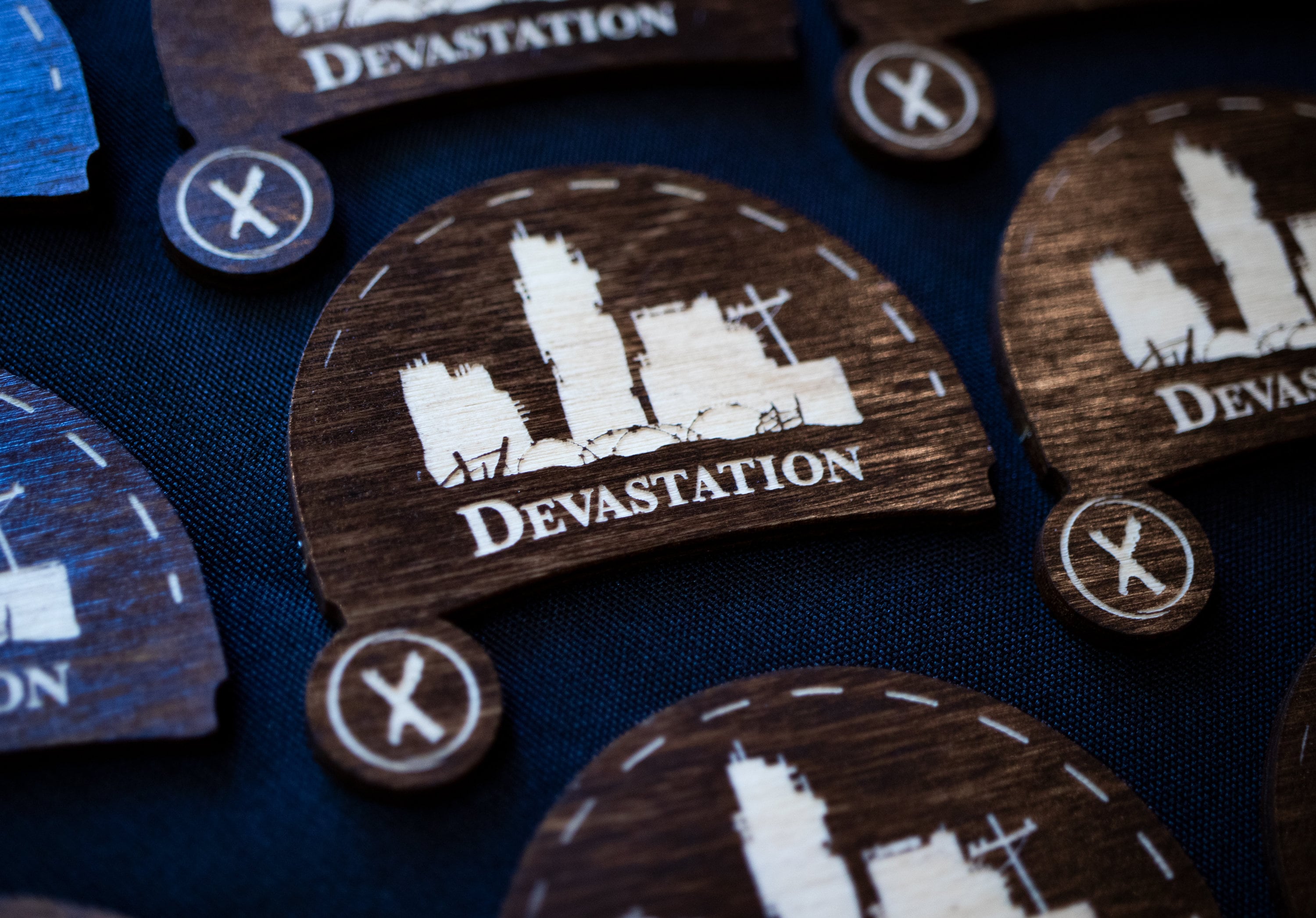 STRATA STRIKE | Eldritch Horror - Set of 9 Devastation Markers | Kona ...