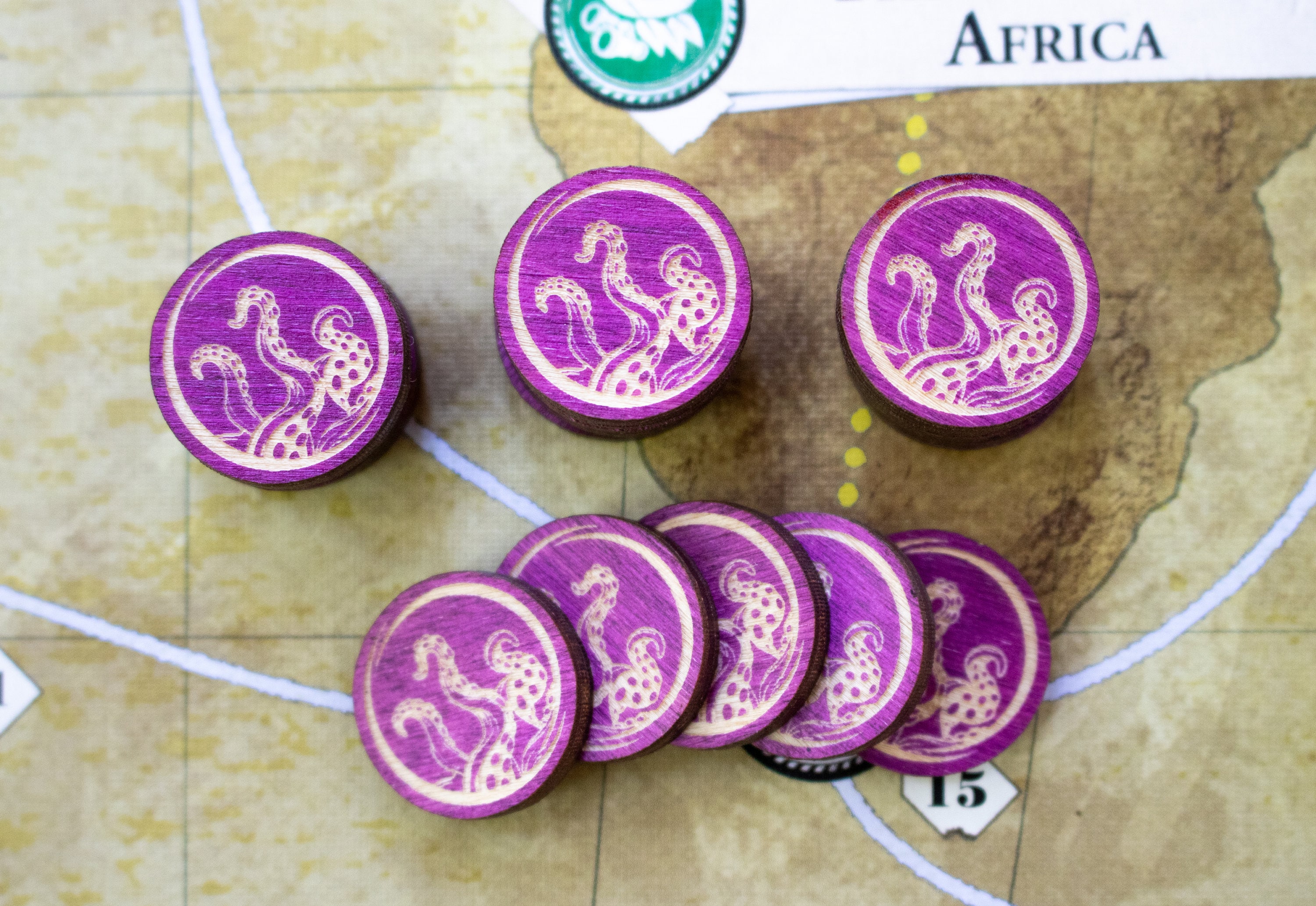 STRATA STRIKE | Eldritch Horror - Wooden Eldritch Tokens - Sets of 10 ...