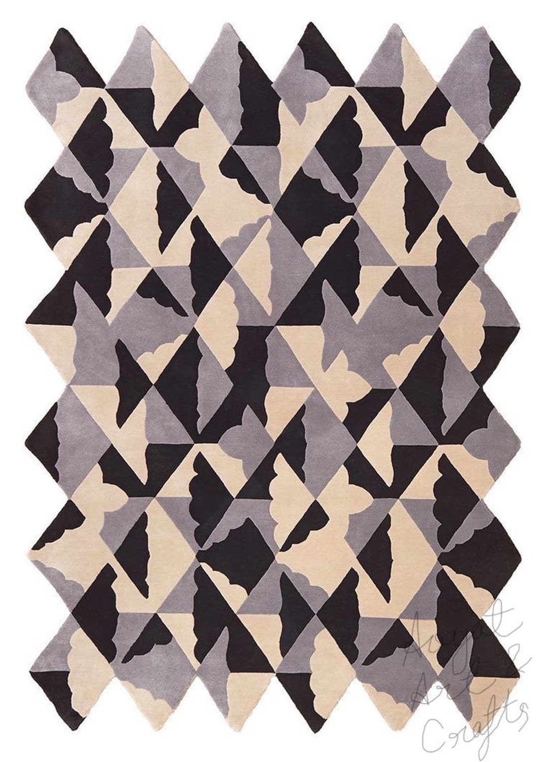 Texture Rugs 100% Wool Handtufted Area Rug for Living - Etsy