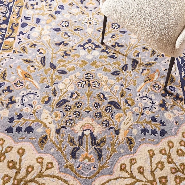 Floral Tufted Rug - Etsy