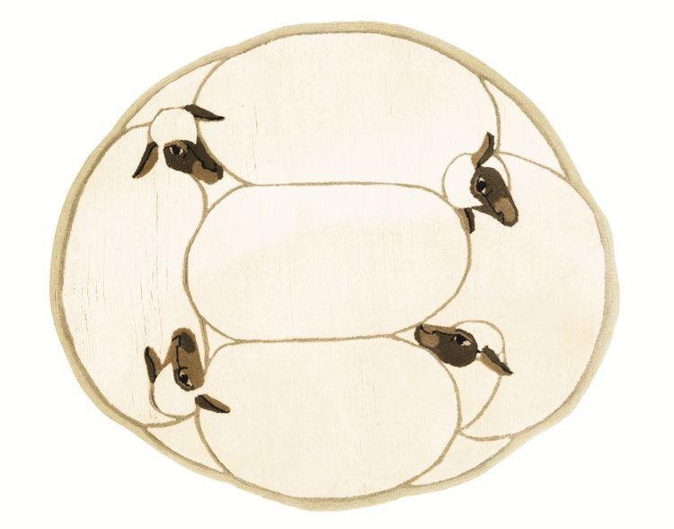 Animal Hand Tufted Rug 100% Wool Kids Room Living Room Playroom Guest ...