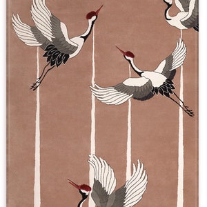 Classic Bird Modern Hand-tufted 100% Wool Handmade Area Rugs for ...