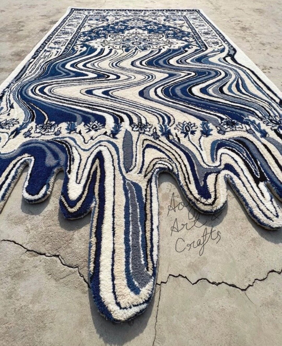 Melting Persia Hand Tufted 100% Fine Wool Trending Carpet and Rugs for ...