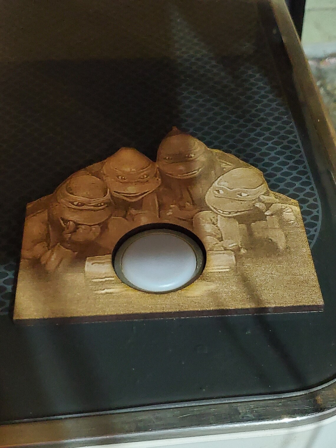 Glowforge Ready Tmnt Glowforge Button File. - Tmnt - Teenage Mutant ...