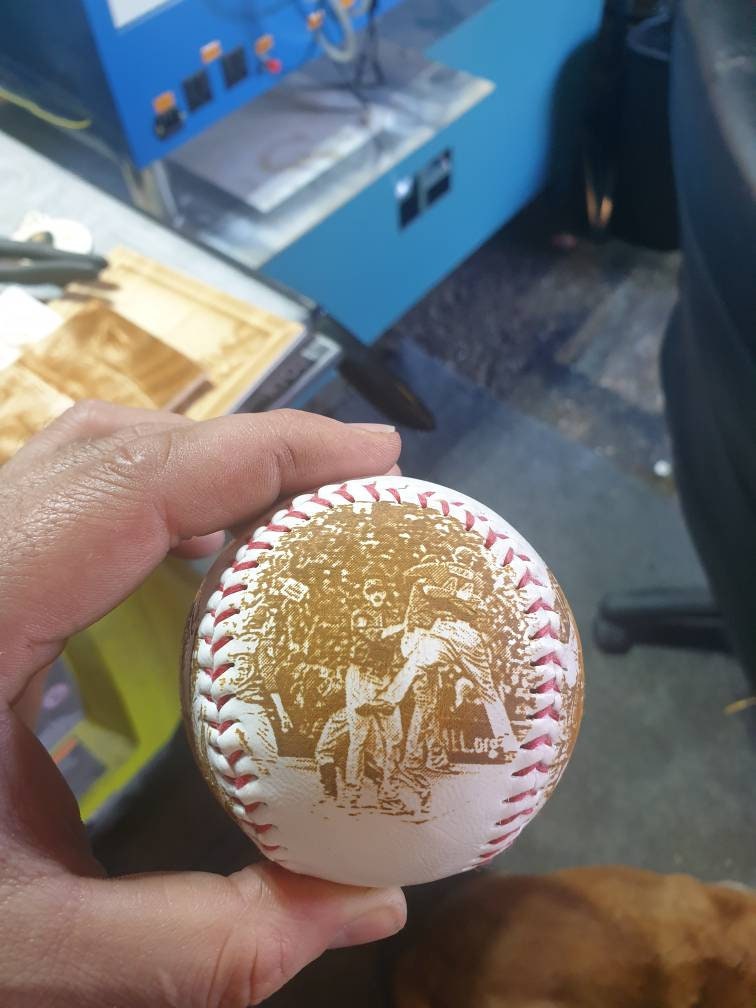 Chicago Cubs Laser Engraved Baseball Mlb Chicago Cubs | Etsy